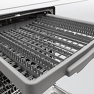 Vinotemp BR-DWSH01-S Dishwasher 24-Inch Built in with 6 Wash Options and 6 Automatic Cycles, Stainless Steel Construction, Electronic Control LED Display, Low Noise Rating, 44 dB, Metallic