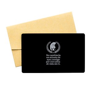 No cambiaria un minuto de Ayer Amor - Regalo para esposo, Hombre, Novio, Fiancee - tarjeta de cartera