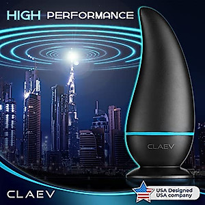 [Latest 2023 Chip] 5G Digital HD TV Indoor Antenna, Long Range 250 Miles Reception, Black Signal Amplifier for 4K Smart TV, Magnetic Base + 16.4 Coaxial Cable, Claev USA