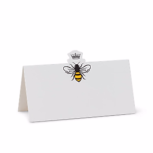 ABBOTT COLLECTION Folded Bee Placecards 12 Count, 1 EA