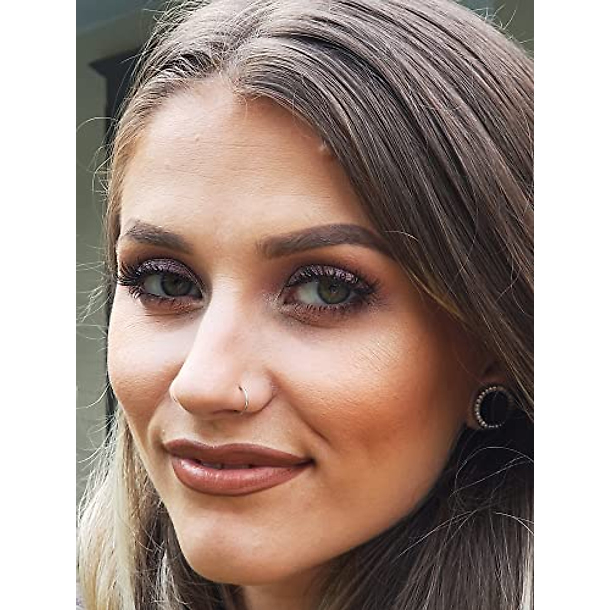 20g Sterling Silver Nose Ring Piercing - Handmade Tiny Huggie Hoop