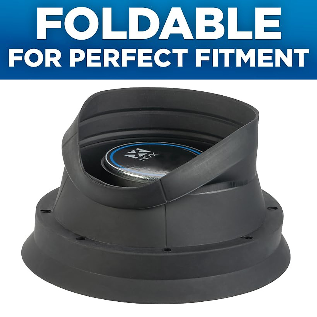 NVX XBAF65 2 Piece 6.5" or 6.75" Weatherproof Silicone Rubber Speaker Baffle Kit