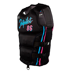 Jetpilot S.Bonifay Baller Neoprene Coast Guard Approved Life Jacket PFD-Black-S