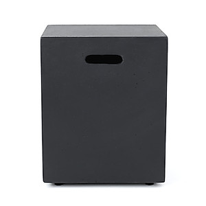 Christopher Knight Home 317493 Aidan End Table, Dark Gray