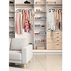 HOUSE DAY Black Velvet Hangers 20 Pack, Luxury Felt Hangers Non Slip Clothes Hangers, Space Saving Black Hanger Heavy Duty Coat Hanger, No Shoulder Bump Focked Hanger with 360° Swivel Hook for Closet