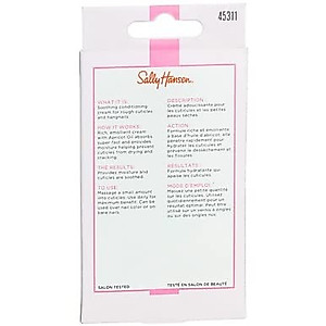 Sally Hansen Cuticle Massage Cream 0.4 Ounce (12ml) (3 Pack)