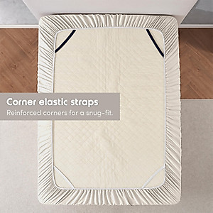 Nestl Linen Twin Fitted Sheet Kids, Extra Deep Pocket Fitted Sheet Twin Size, 1800 Microfiber Fitted Twin Sheet Only, Ultra Soft Twin Bed Fitted Sheet Fits up to 24 Inch Mattress