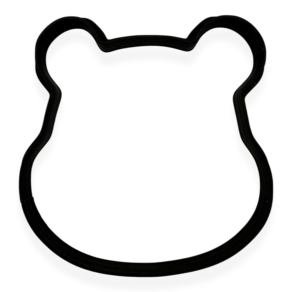 Bear Face Cookie Cutter with Easy to Push Design, for Baby Showers, Work Events, and Birthday Celebrations (3.5 inch)