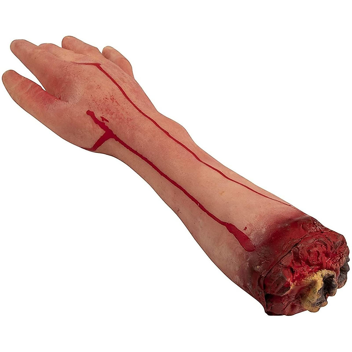 BLUE PANDA Scary Halloween Decorations, 14-Piece Realistic Halloween Body Parts Prop Set for Haunted Houses, Creepy Crime Scene Decor, and Halloween Pranks, Includes Fake Hands, Feet, Fingers