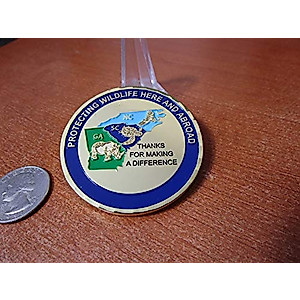 US Fish and Game Wildlife Service NC SC Ga Inspector Challenge Coin