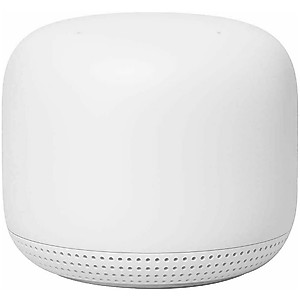 Google Nest WiFi Router 3 Pack Sand (One Router & Two Extenders) 2nd Generation 4x4 AC2200 Mesh Wi-Fi Routers with 6600 Sq Ft Coverage (Renewed)