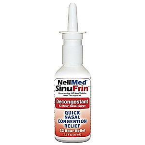 NeilMed SinuFrin Decongestant 0.5 Fluid Ounce (15 mL) (packaging may vary)