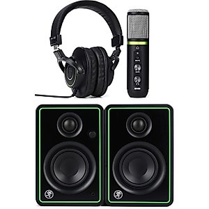 Mackie Creator Bundle with USB Microphone and Monitors