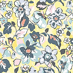 Vera Bradley Women's Cotton Wide Lanyard, Sunny Garden, One Size