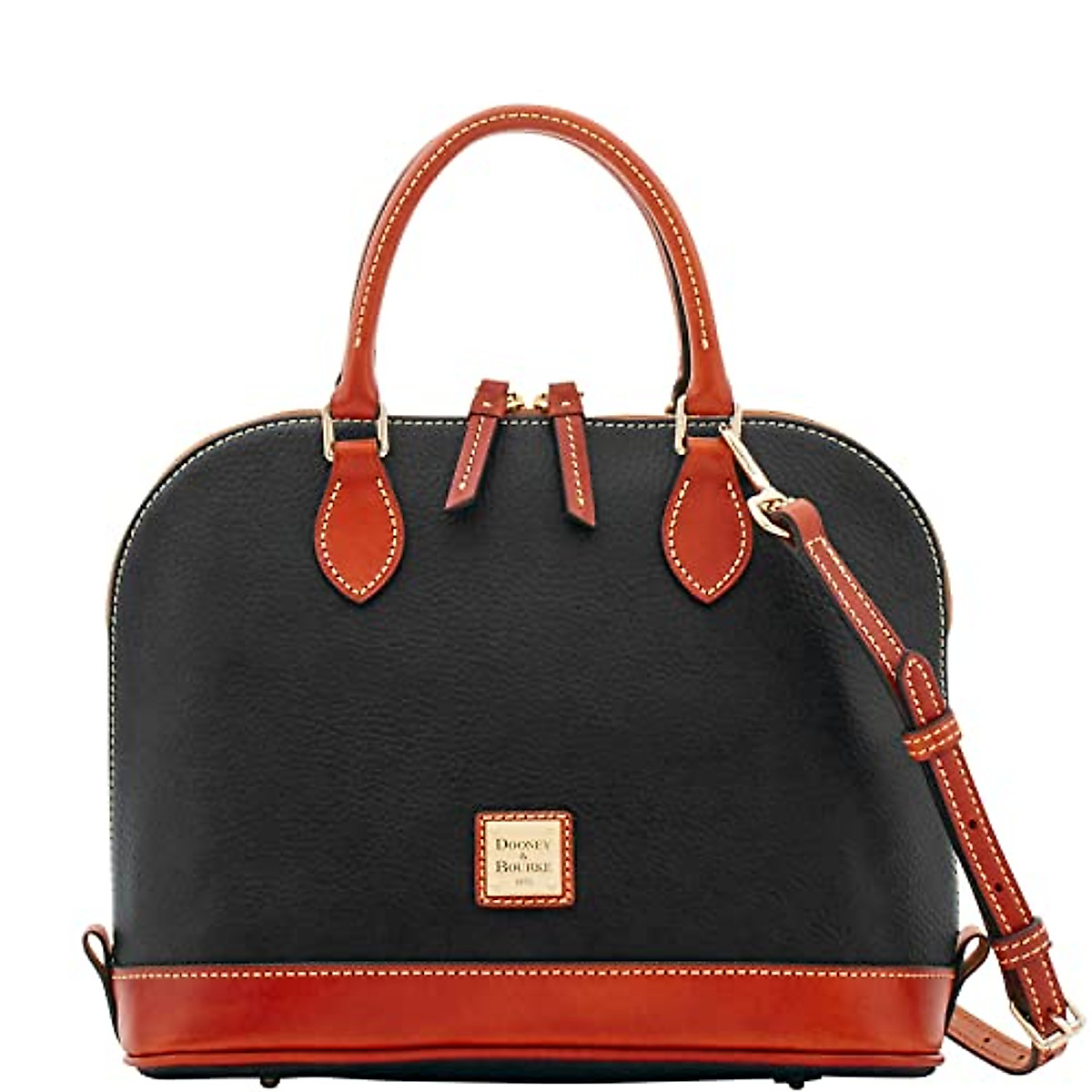 Dooney & Bourke Pebble Grain Zip Zip Satchel
