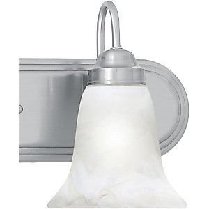 Thomas Lighting SL758378 Homestead 3-Light Wall Lamp in Brushed Nickel, 24W X 7D X 9H