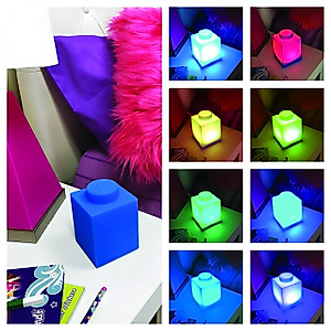 Santoki - Lego Classic 1X1 Silicone Nitelite, Blue