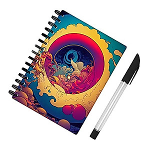 Cool Colorful Spiral Notebook - Digital Notebook - Themed Notebook