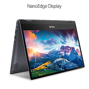 ASUS VivoBook Flip 14 TP412UA-DB51T 14” Thin and Lightweight 2-in-1 Full HD Touchscreen Laptop, Intel Core i5-8250U 3.4GHz Processor, 8GB DDR4 RAM, 256GB SSD, Windows 10 Home, Fingerprint Reader