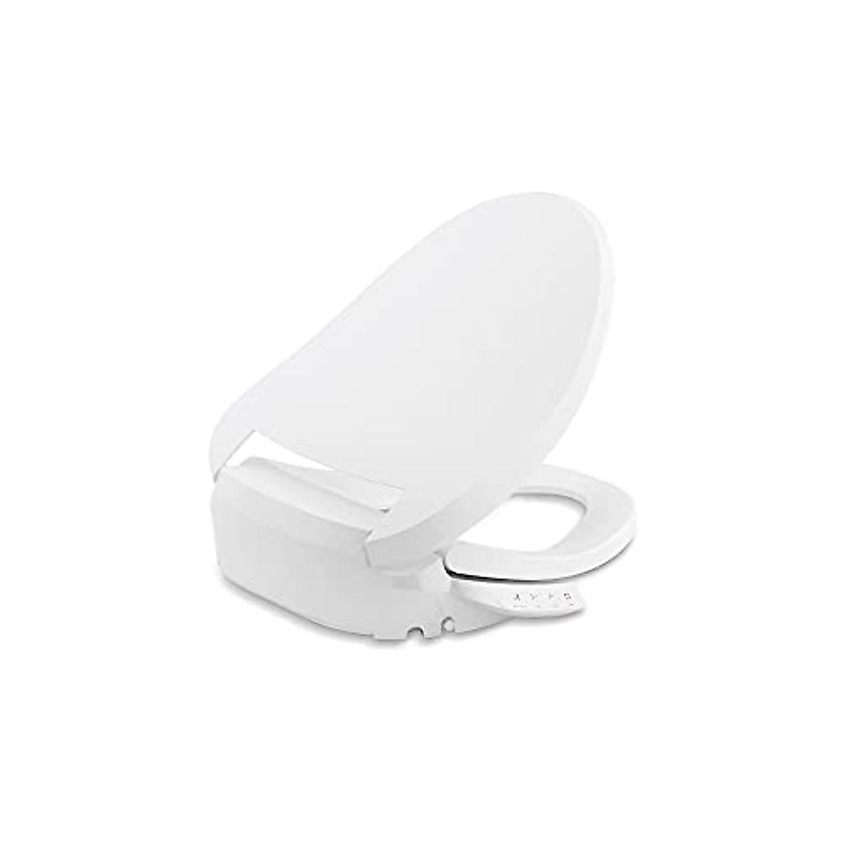KOHLER 18751-0 PureWash E525 Elongated Warm Water Bidet Toilet Seat, Electric Bidets for Existing Toilets, Adjustable Bidet Sprayer, White