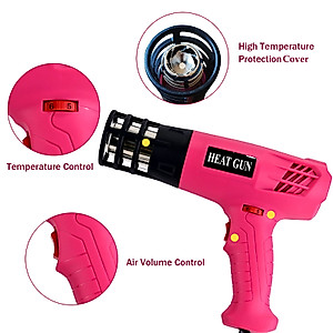 NEWISHTOOL Vinyl Wrap Tool Kit with Heat Gun for Vinyl, Vinyl Wrap Kit, PPF Installation Kit, Vinyl Application Tools, Car Tint Windows Kit Includes Spray Bottle, Felt Squeegee and Vinyl Wrap Knife