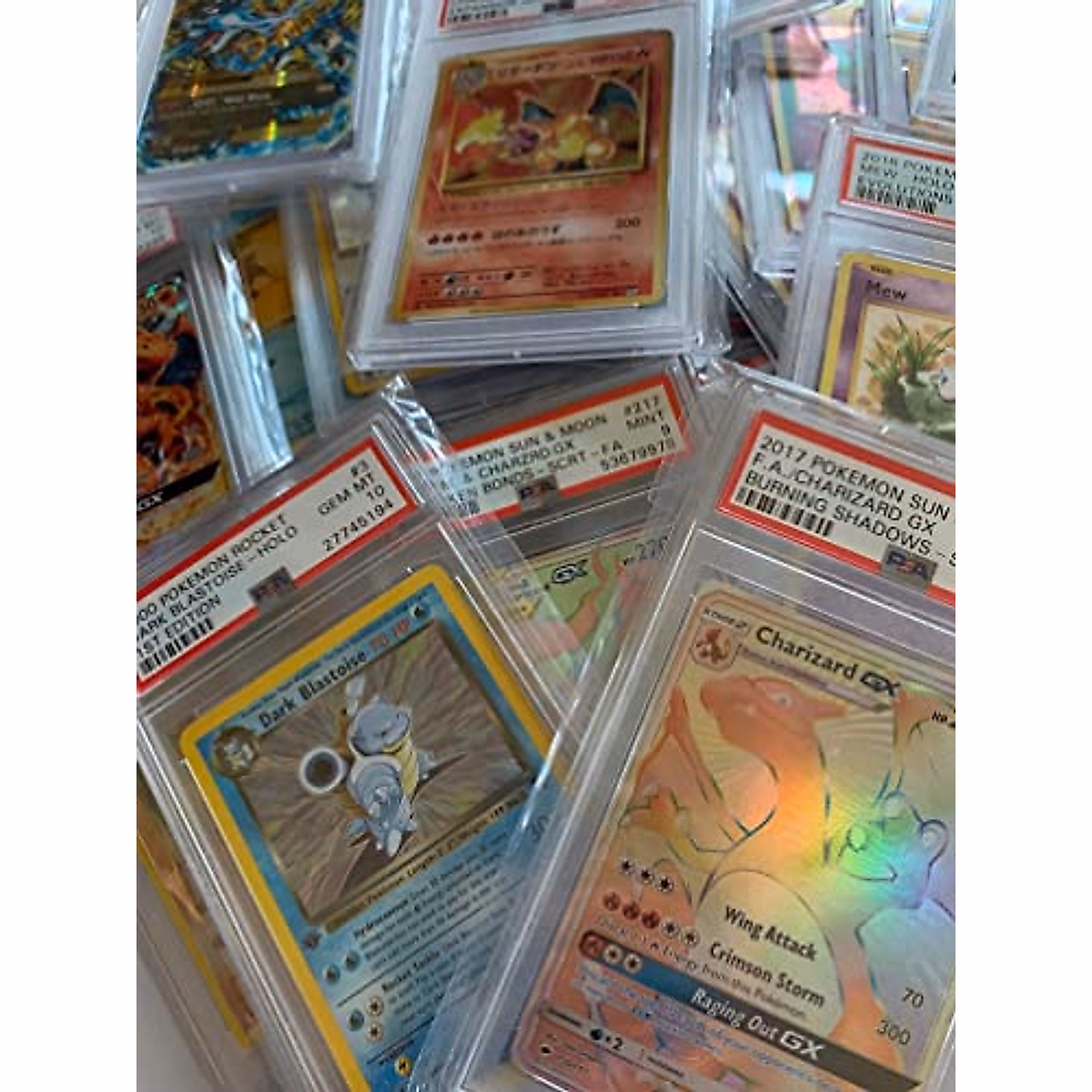 One Random PSA Graded and Authenticated Encased Pokemon Card (Perfect for Display)