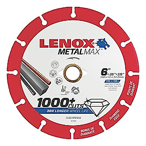LENOX Tools Cutting Wheel, Diamond Edge, 6-Inch (1972923)