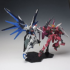 TWKUPWO Hobby Model Action Base Display Stand, Gundam Model Stand Action Figure Stand Compatible with MG RG HG Universal Models Stand (3sets Black)