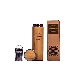 Teakays bamboo tumbler with tea infuser