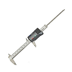 iKKEGOL Precision 100mm 4 Inch Digital Electronic Gauge Stainless Steel Vernier Caliper Micrometer (Small)