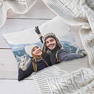 Custom Love, Couple Photo Pillowcase w Any Picture | 30x20 - Optional Pillow Insert | Personalized Pillow Cover with Your Loved Ones | Custom Gifts w Any Picture, Couple Gifts