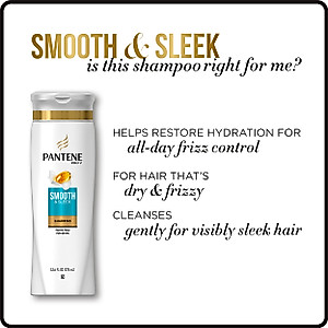 Pantene Pro-V Smooth & Sleek Shampoo, 25 Fl Oz