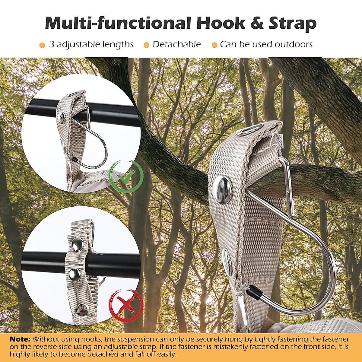 TABITORA Travel Luggage Organizer Hanging Packing Cubes Portable Hanging Shelves Carry on Closet for Suitcase with 2 Hooks,Collapsible(Beige,S)