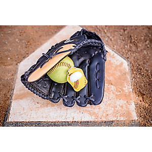 Daisy Lane Hand Sanitizer Holder for Backpack Kids Travel Size Baseball Softball Keychain (Softball, Pack of 6)