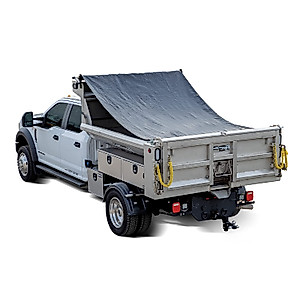 Buyers Products DTR7012 Aluminum Tarp System with Mesh Tarp, 7 x 12 Feet