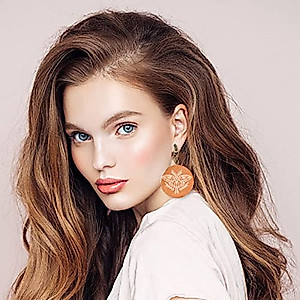 CREATCABIN Silk Screen Stencils for Polymer Clay Reusable Silkscreen Print Kit Self-Adhesive Printing DIY Art for Earring Jewelry Making Wood Fabric Wall T-Shirt Paper 5.9 x 3.9 Inch(Butterfly Flower)