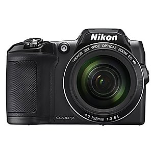 Nikon COOLPIX L840 Digital Camera with 38x Optical Zoom and Built-In Wi-Fi (Black)