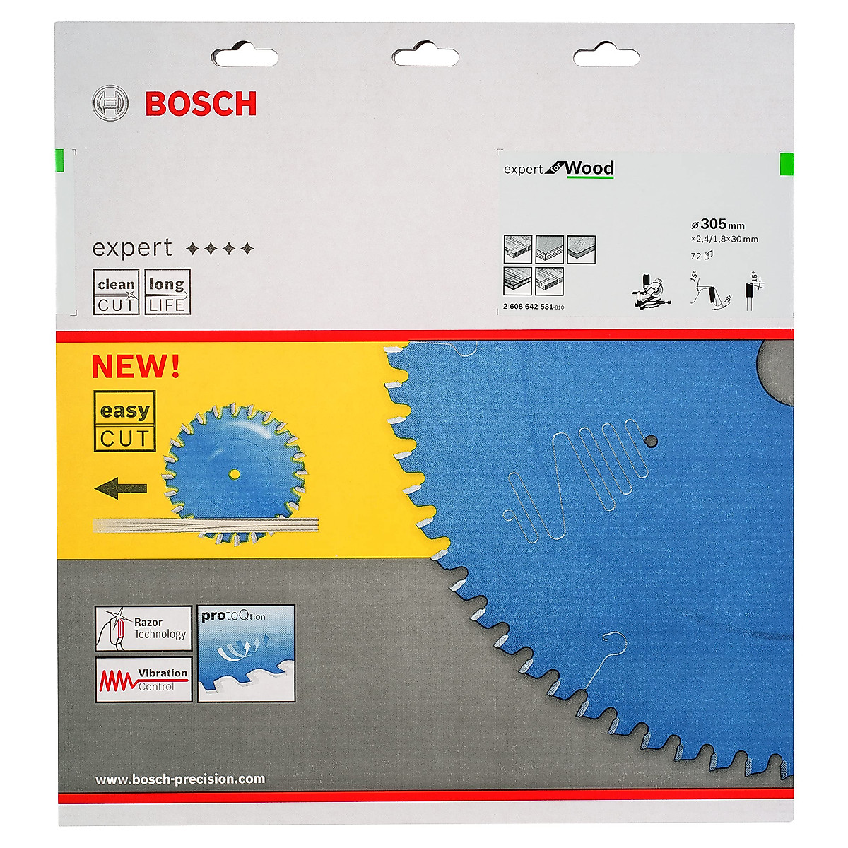 Bosch 2330141 Circular Saw Blade, Blue
