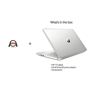 HP Business Laptop, 17.3" HD Anti-Glare Display,11th Gen Intel Core i3-1115G4 (>i5-1035G4), up to 4.1 GHz, 9 hr Battery Life, HDMI, Webcam, HP Fast Charge, Win 11 (32GB RAM | 1TB PCIe SSD)