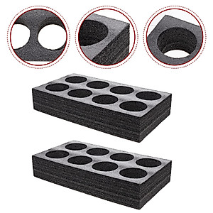 Cabilock 2Pcs Cola Milk Tea Cup Saucer Outdoor Cup Trays Drink Packaging Tray Beer Coffee Mug Shelf 4 Cup Drink Carrier Disposable Cups Takeout 8-Cup Tray Glass Milk Tea Bottle Pearl Cotton