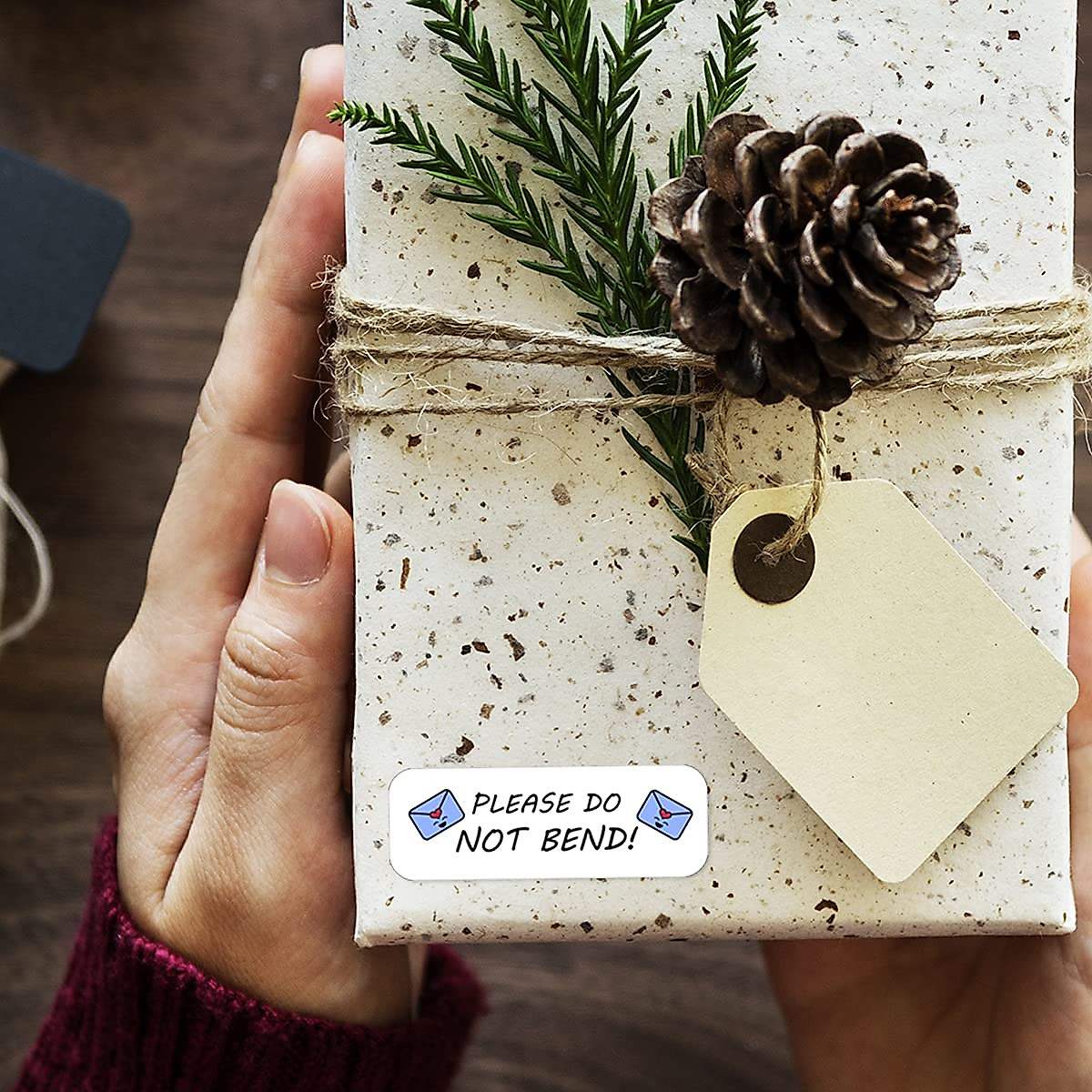 Thank You Sticker, Small Business, Handmade Sticker,Packaging Sticker, 500 PCS (Bend)