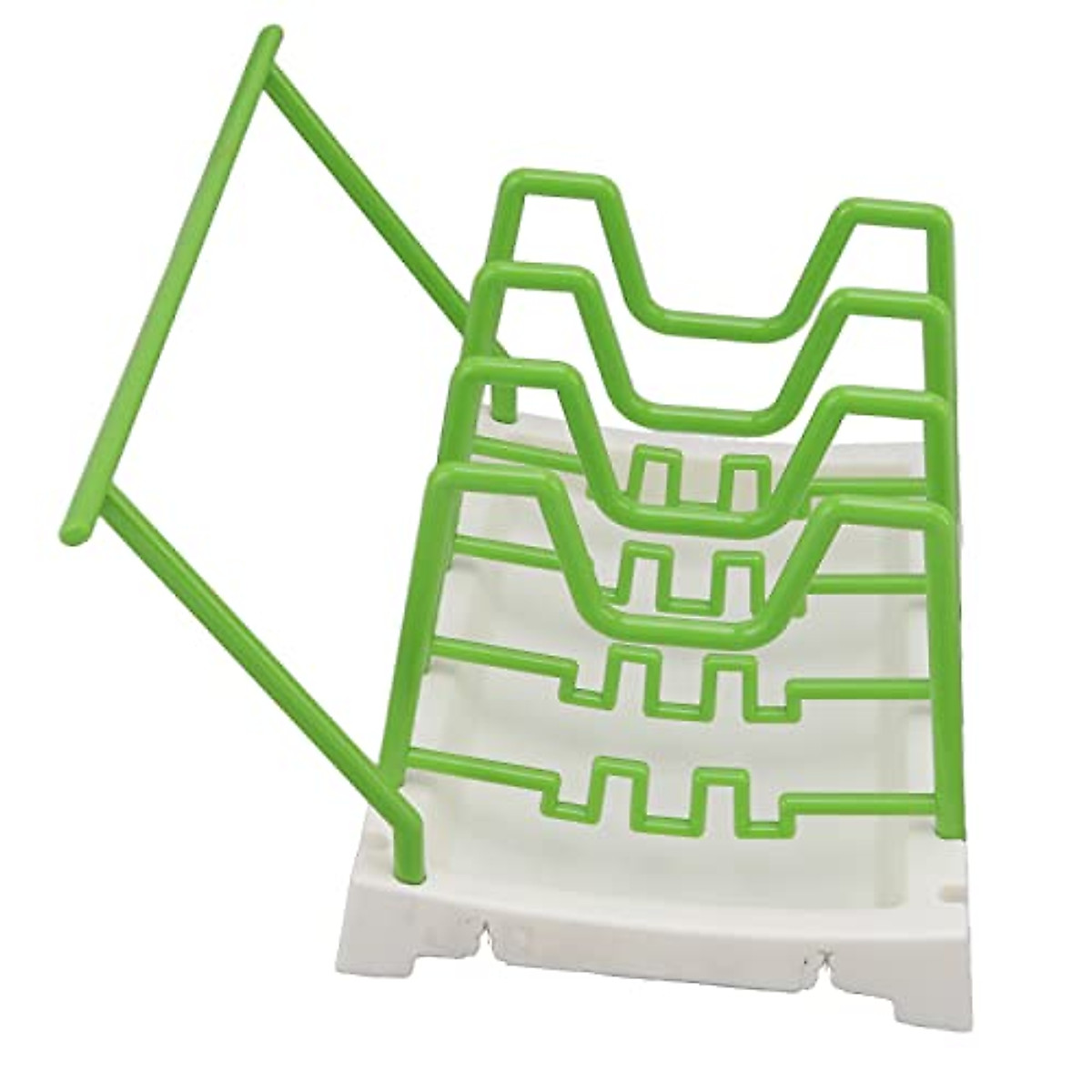 Cutting Board Rack,Pot Lid Holder Rack for Pots,Chopping Board Organizer Stand Holder Pan Lids Rack Organizer Cutting Board Organizer(green)