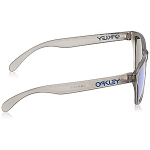 Oakley Youth OJ9006 Frogskins XS Square Sunglasses, Matte Grey Ink/Prizm Sapphire, 53 mm