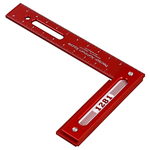 Woodpeckers Precision Woodworking Square, 12 Inch x 8 Inch, Hands Free Design, USA Made