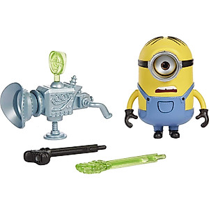 Minions Loud N’ Rowdy Stuart Talking Action Figure with Fart Cannon Toy, Kids Gift Ages 4 Years & Older