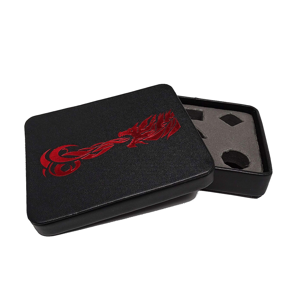 Dice Display and Storage Case - Red Dragon Design
