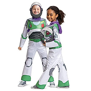 Disney Pixar Lightyear Buzz Space Ranger Costume for Kids, Deluxe Official Disney Lightyear Costume Outfit, Child Size Extra Small (3T-4T)
