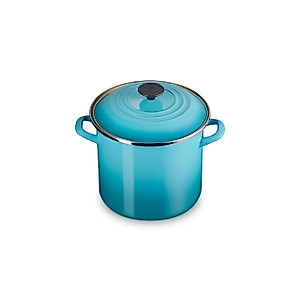 Le Creuset Enamel On Steel Stockpot, 8 qt., Caribbean