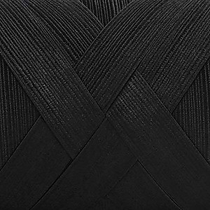 BAGLAMOR Women's Evening Handbags Elegant Tassel Bag Clutch Purse for Bride Wedding Prom Night Out Party, Black