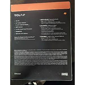 Boost Mobile TCL Flip 4G LTE FlipPhone, Black - Prepaid Phone - Carrier Locked to